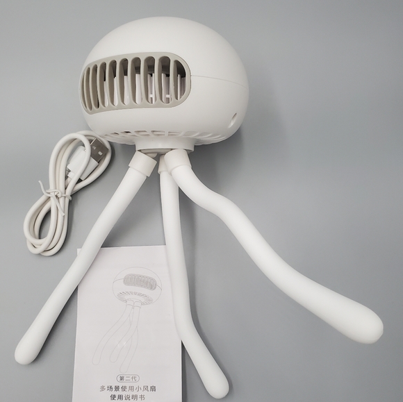 Other | Jellyfish Fan Multiple Uses Bendable Tripod Legs Usb Charger Included | Poshmark